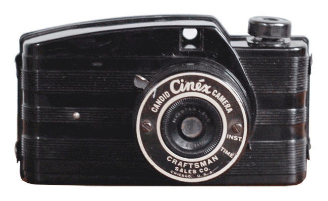 Cinex Candid Streamlined Camera at Historic Camera